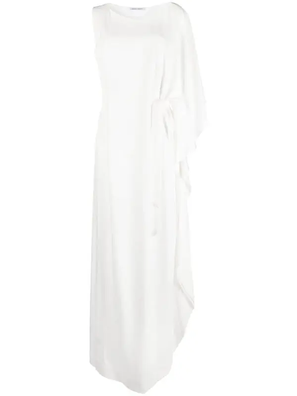 Alberta Ferretti One-shoulder Draped Maxi Dress