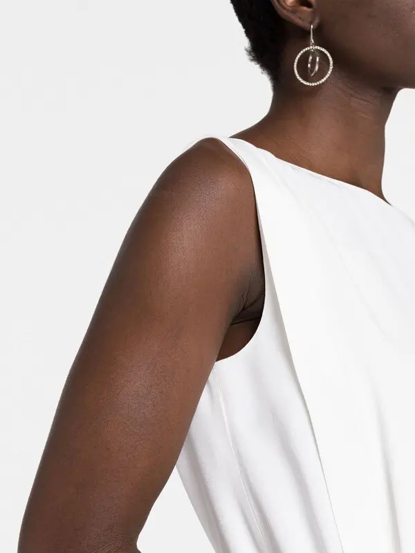 Alberta Ferretti One-shoulder Draped Maxi Dress