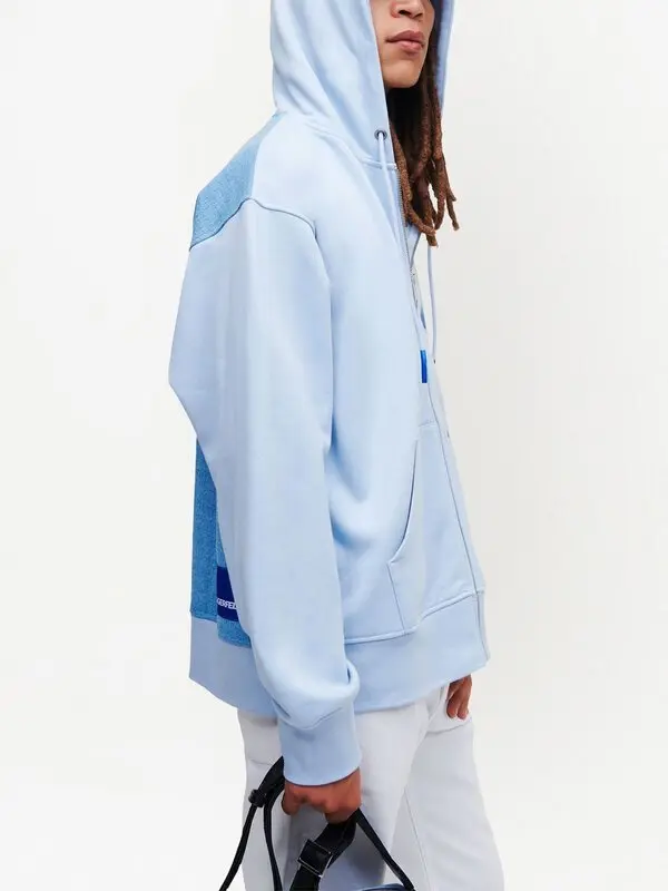 Karl Lagerfeld Logo-print Zip-up Hoodie