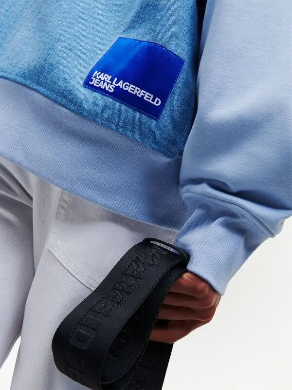 Karl Lagerfeld Logo-print Zip-up Hoodie