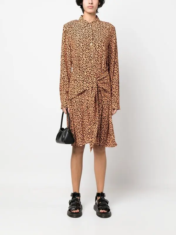 Karl Lagerfeld Leopard-print Shirtdress