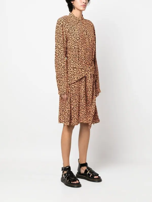 Karl Lagerfeld Leopard-print Shirtdress
