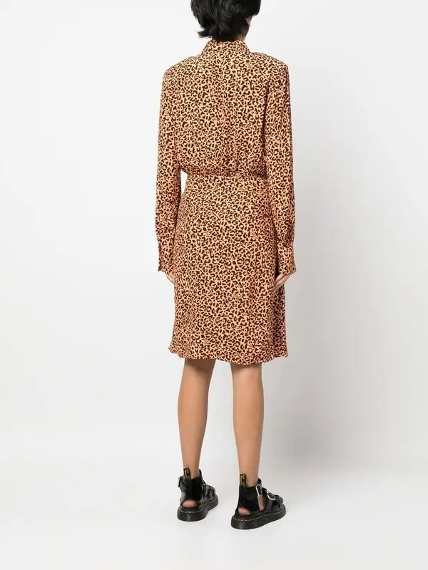 Karl Lagerfeld Leopard-print Shirtdress