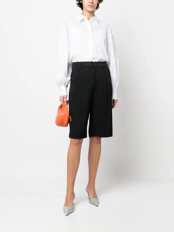 Karl Lagerfeld Long-sleeve Monogram Shirt