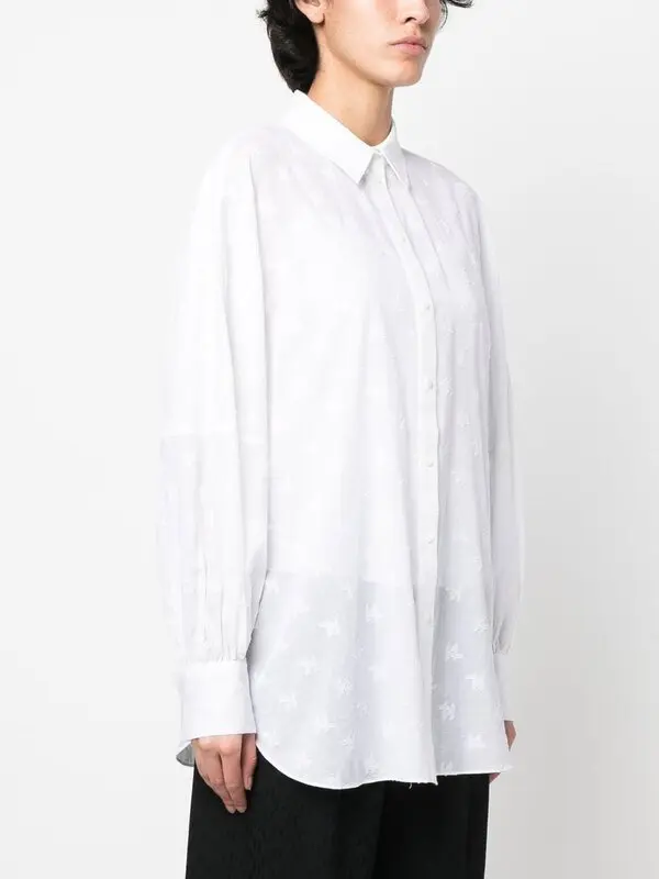 Karl Lagerfeld Long-sleeve Monogram Shirt
