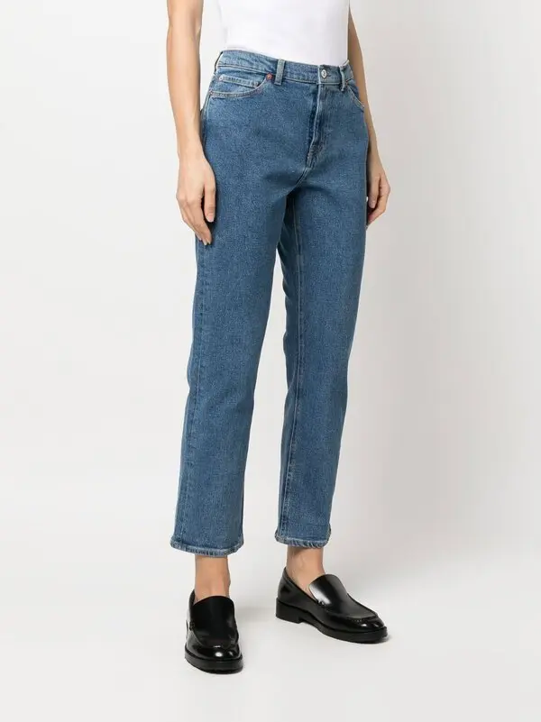 Paul Smith Mid-rise Cropped Jeans