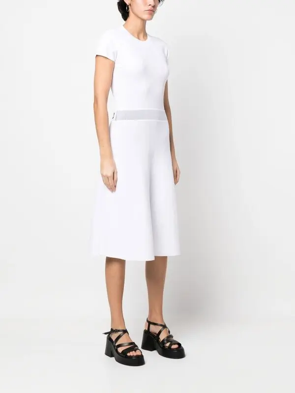 Karl Lagerfeld Short-sleeve Knit Midi Dress