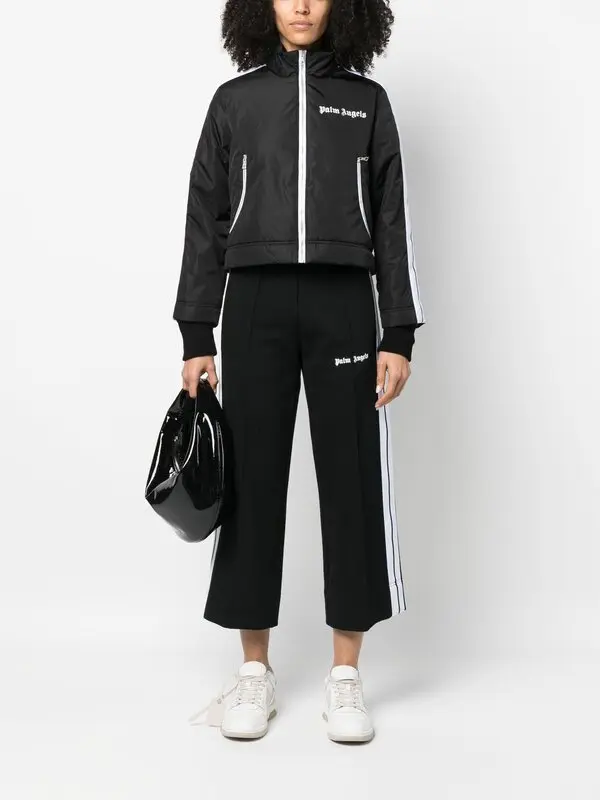 Palm Angels Lightweight Cropped Puffer Jacket