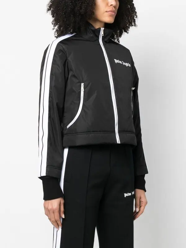 Palm Angels Lightweight Cropped Puffer Jacket