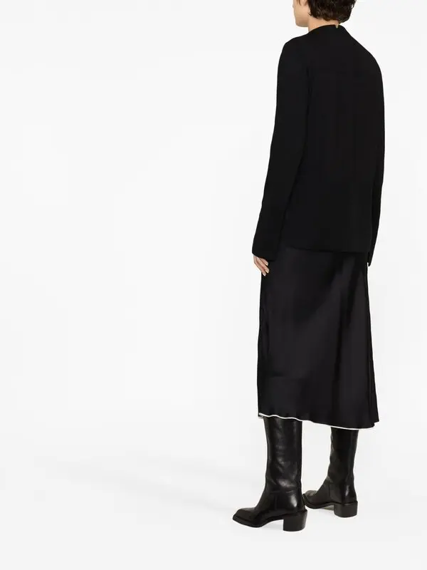 JIL SANDER Medallion-detail Knit Top
