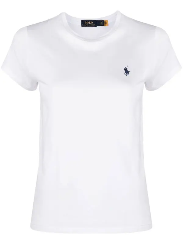 Polo Ralph Lauren Polo Pony-embroidered T-shirt - White