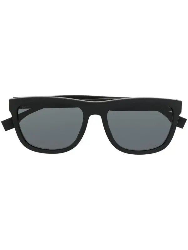 BOSS Rectangle-frame Sunglasses - Black