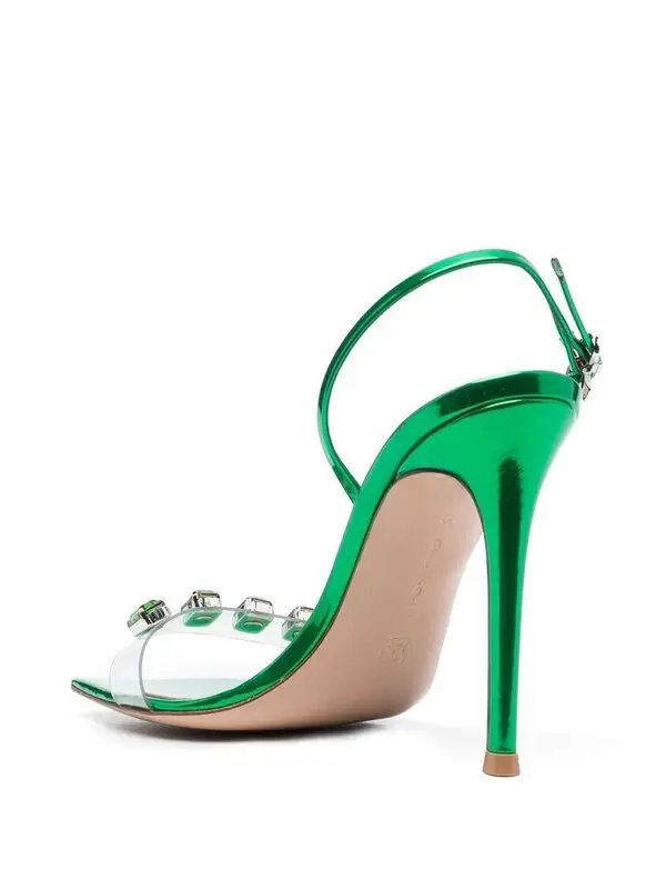GIANVITO ROSSI Ribbon Candy 105mm Sandals