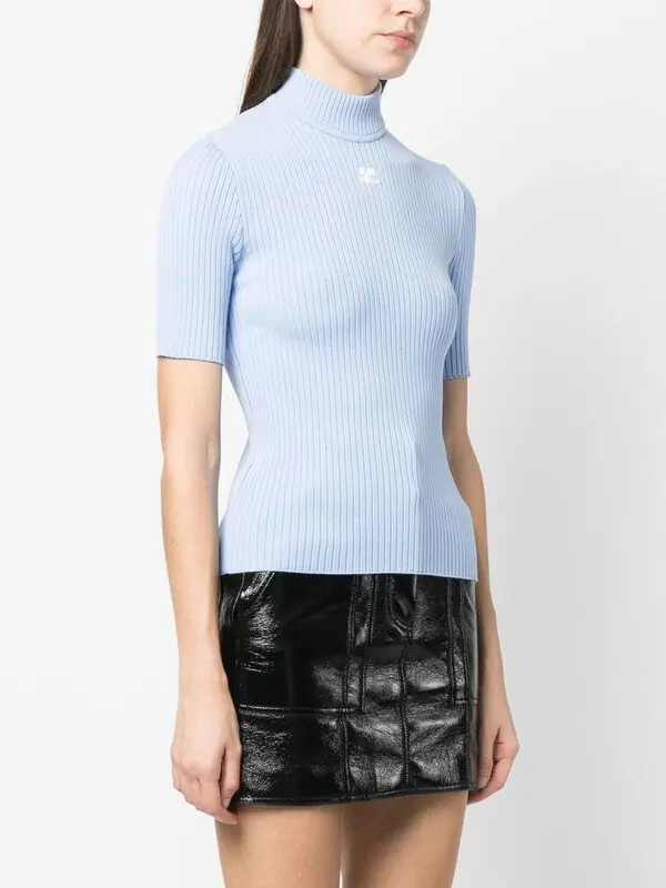 COURREGES Reedition Rib-knit Sweater