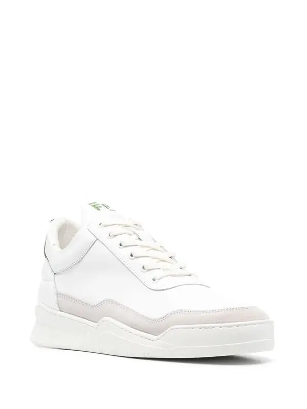 Filling Pieces Calf Leather Sneakers - White