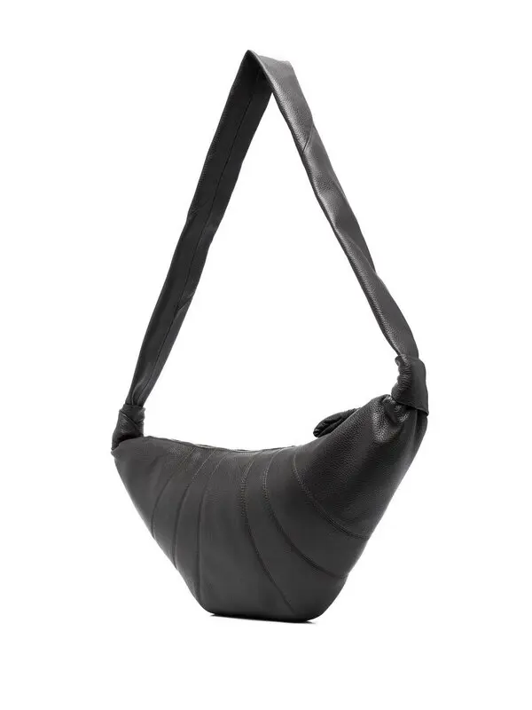 LEMAIRE Medium Croissant Crossbody Bag - Black