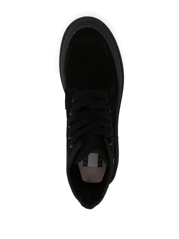 Tommy Hilfiger 40mm Logo-patch Lace-up Boots