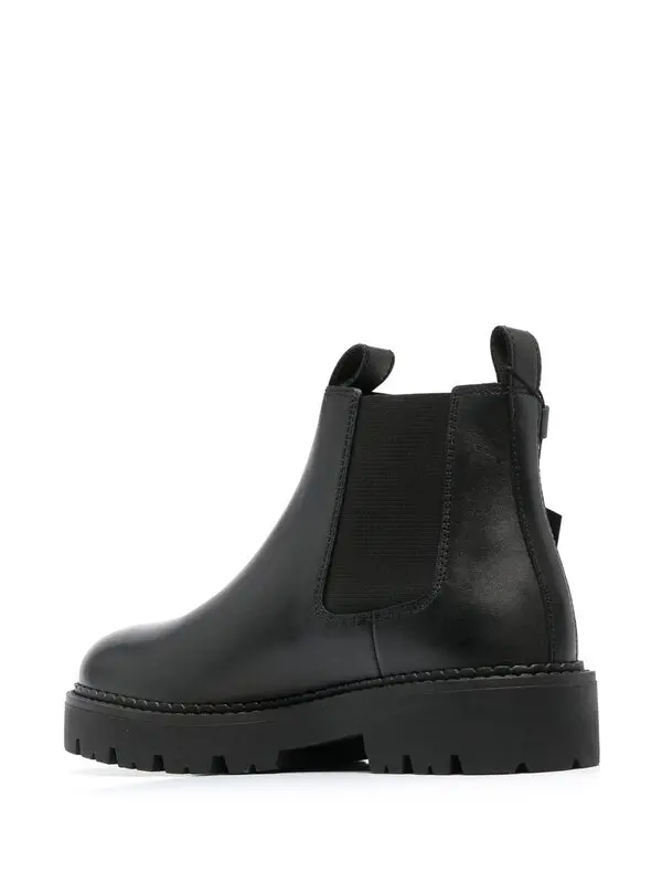 Tommy Hilfiger 40mm Logo-patch Leather Chelsea Boots