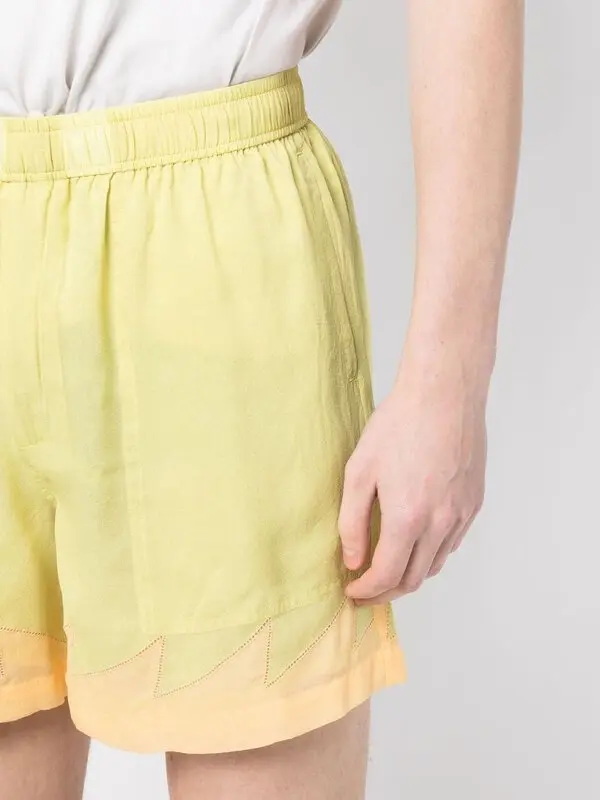 BODE Above-knee Silk Shorts