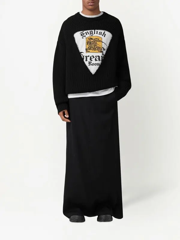 Burberry Cut-out Wool Jumper