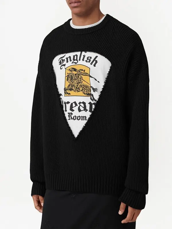Burberry Cut-out Wool Jumper