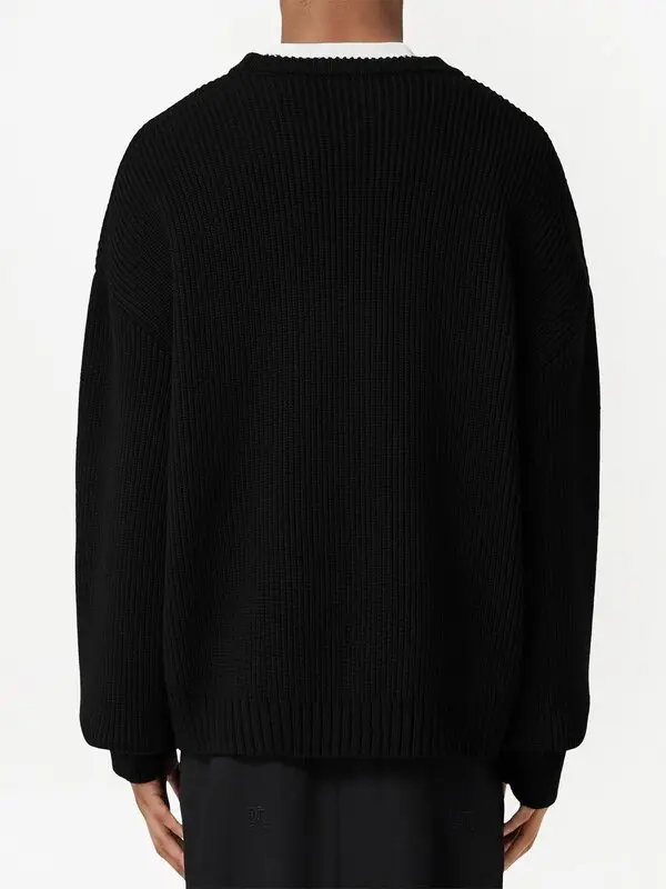 Burberry Cut-out Wool Jumper