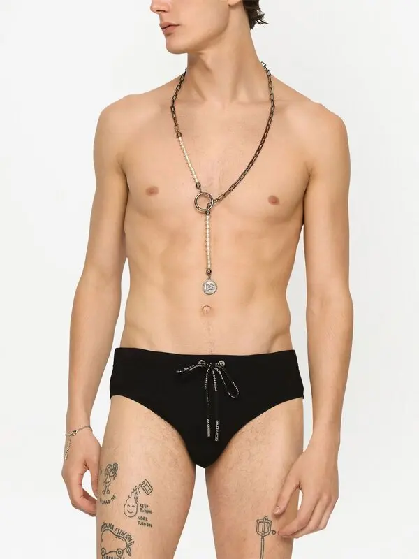 Dolce & Gabbana Drawstring Swim Trunks