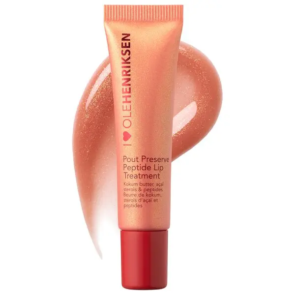 OLEHENRIKSEN Pout Preserve Hydrating Peptide Lip Treatment - Strawberry Sorbet Glimmer