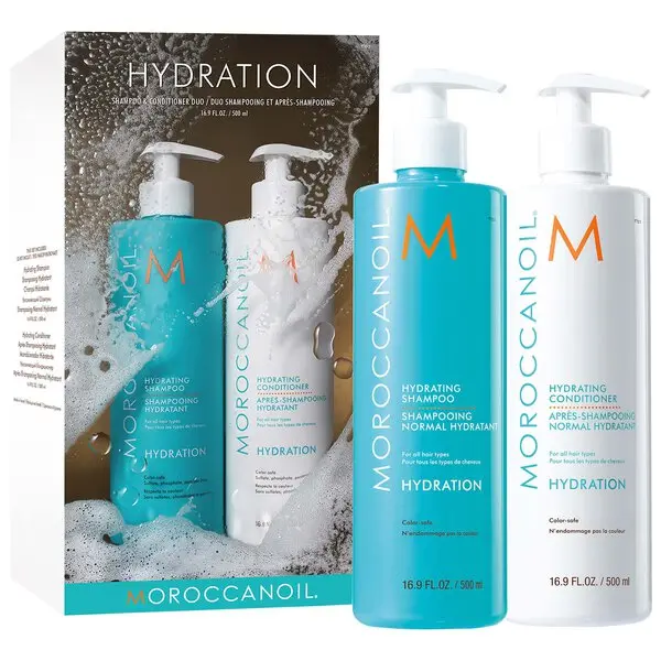 MOROCCANOIL Hydrating Shampoo & Conditioner Half-liter Duo