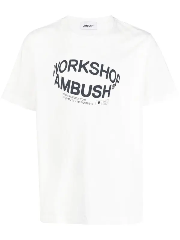 AMBUSH Logo-print T-shirt - White