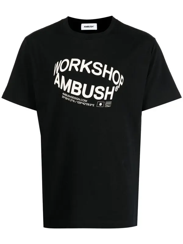 AMBUSH Logo-print T-shirt - Black