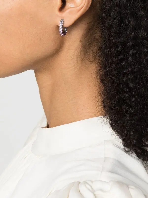 SELIM MOUZANNAR Sapphire Link Earrings - Pink
