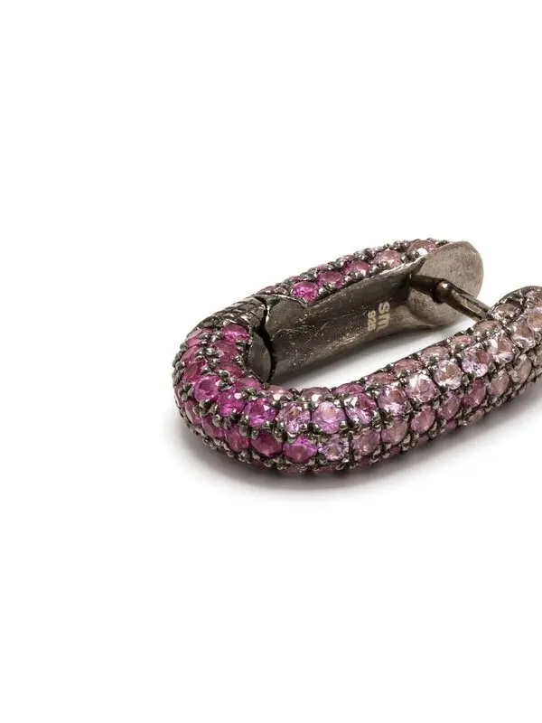 SELIM MOUZANNAR Sapphire Link Earrings - Pink