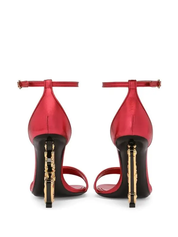 Dolce & Gabbana Baroque Dg 105mm Leather Sandals