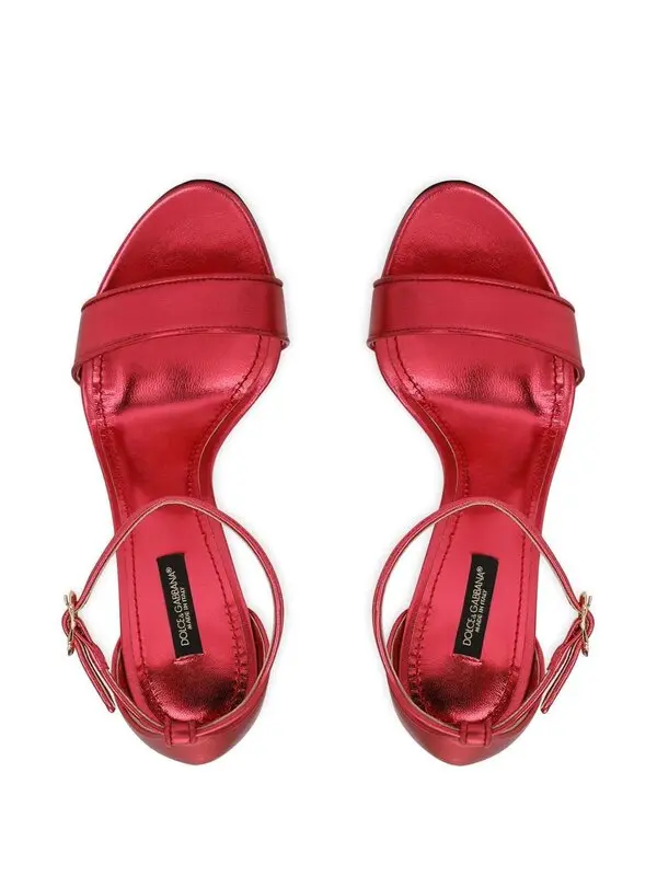 Dolce & Gabbana Baroque Dg 105mm Leather Sandals