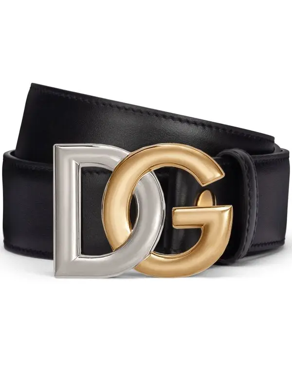Dolce & Gabbana Leather Belt - Black