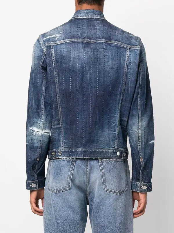 Dsquared2 Distressed Denim Jacket