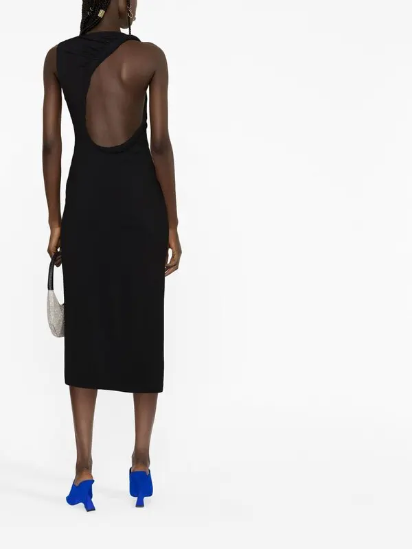Versace Cut-out Detail Dress