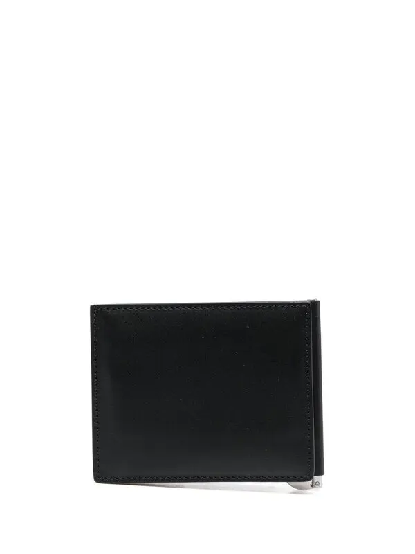 Maison Margiela Bi-Fold Leather Clip Wallet - Black | Editorialist