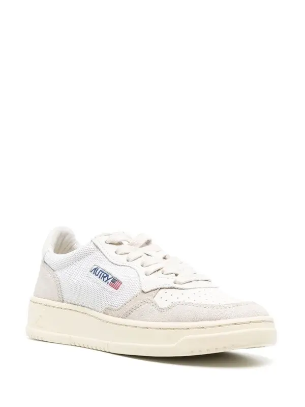 AUTRY Low-top Perforated Sneakers - White