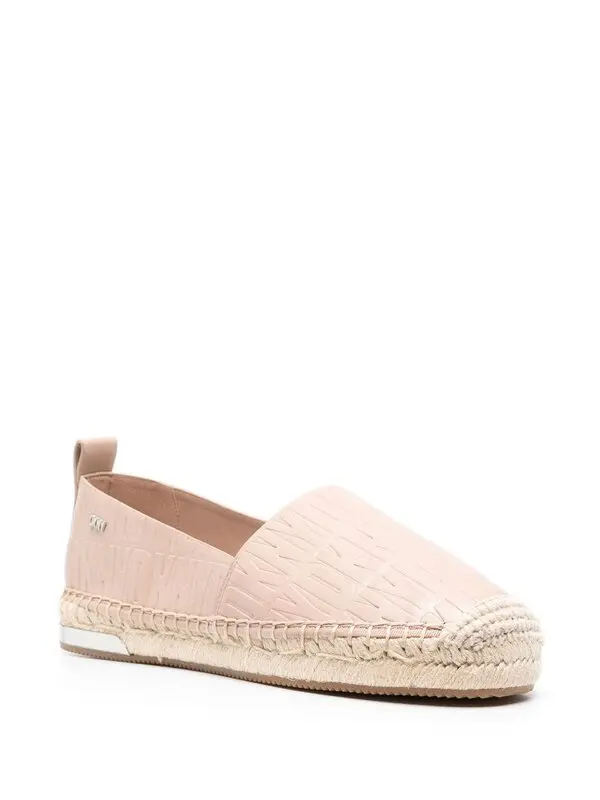 Dkny Makalina Monogram Espadrilles - Neutrals