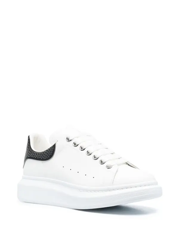 Alexander McQueen Oversized Low-top Leather Sneakers