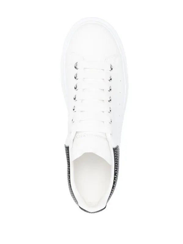 Alexander McQueen Oversized Low-top Leather Sneakers