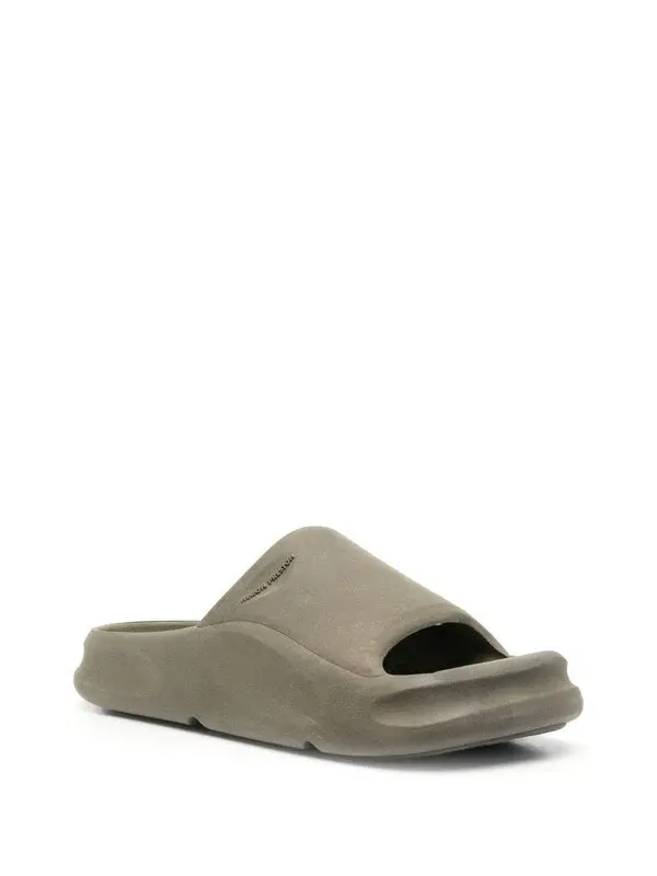 Heron Preston Eco Moulded Open-toe Slides - Green