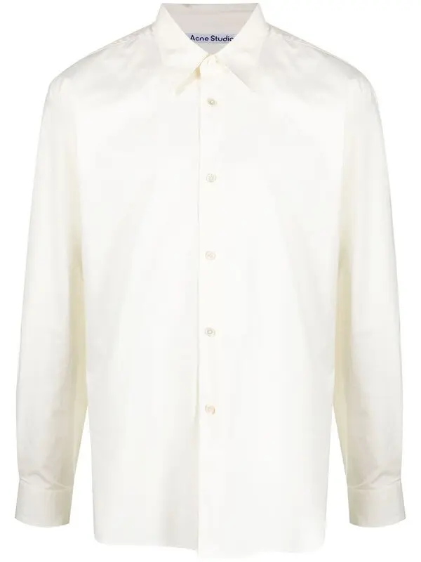 Acne Studios Point-collar Stretch-cotton Shirt