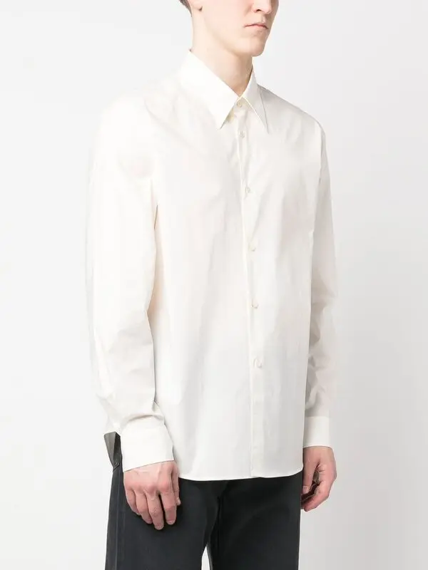 Acne Studios Point-collar Stretch-cotton Shirt