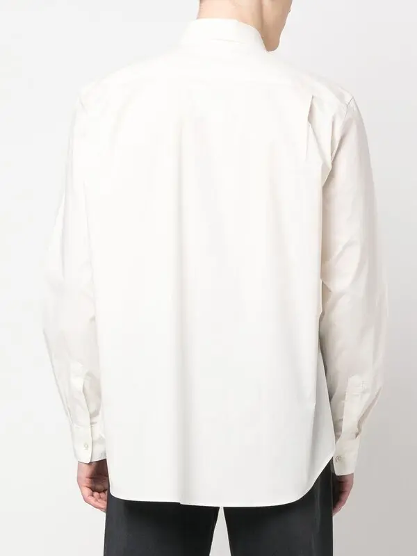 Acne Studios Point-collar Stretch-cotton Shirt
