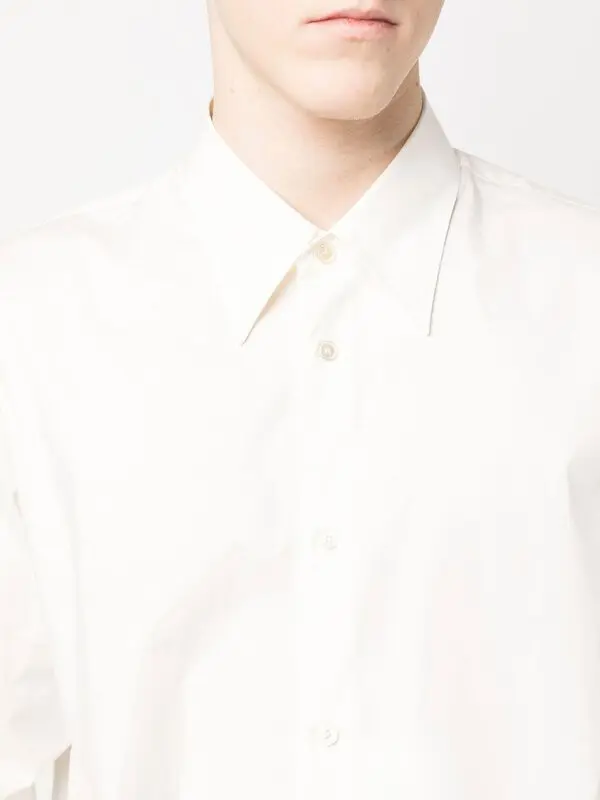 Acne Studios Point-collar Stretch-cotton Shirt