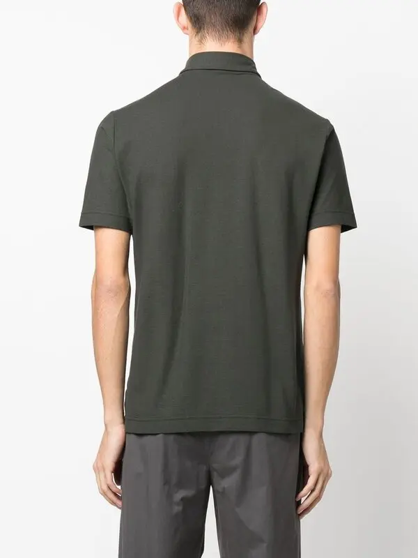 ZANONE Ice Cotton Polo Shirt - Green