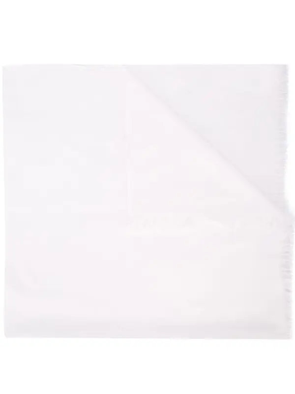 Brunello Cucinelli Fringed Scarf - White